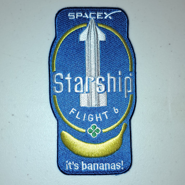 Starship Flight 6 (FLT-6) Official SpaceX Mission Patch – Nebular Finds